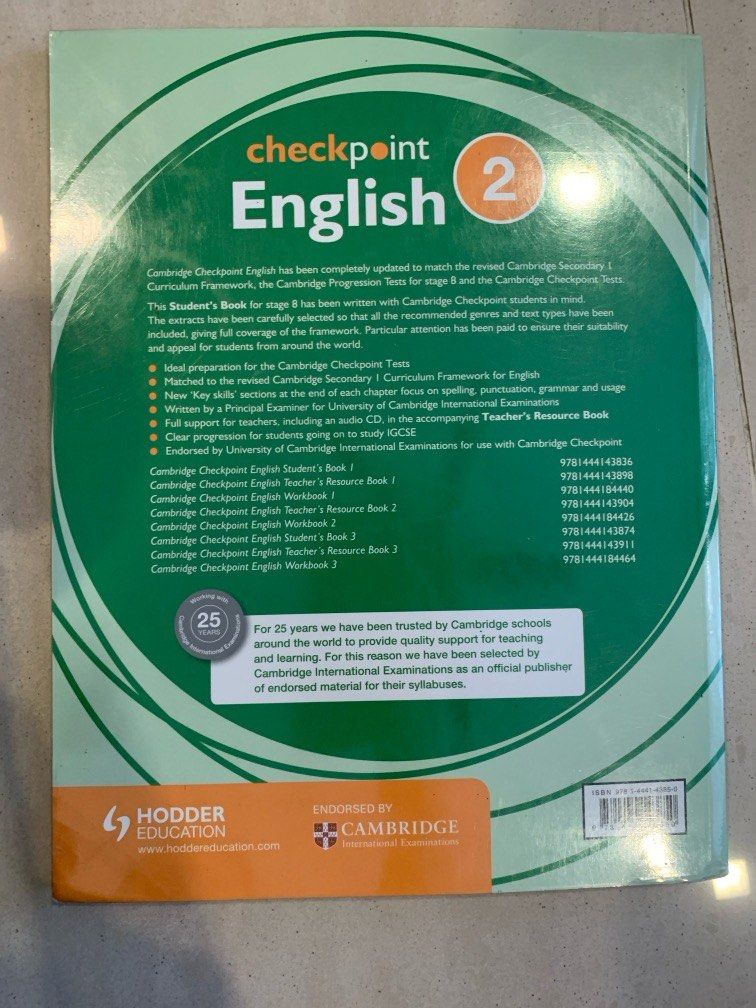 English checkpoint 2, Hobbies & Toys, Books & Magazines, Textbooks on ...