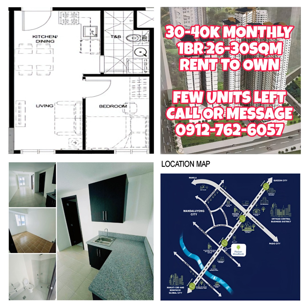 FOR SALE CONDO UNIT STUDIO 1-2BR LOW DP TO PROCESS MOVE-IN MANDALUYONG ...