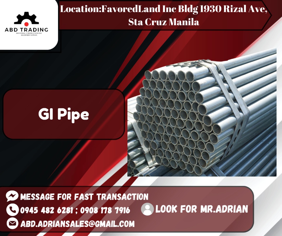 GI Pipe, Commercial & Industrial, Construction Tools & Equipment on ...