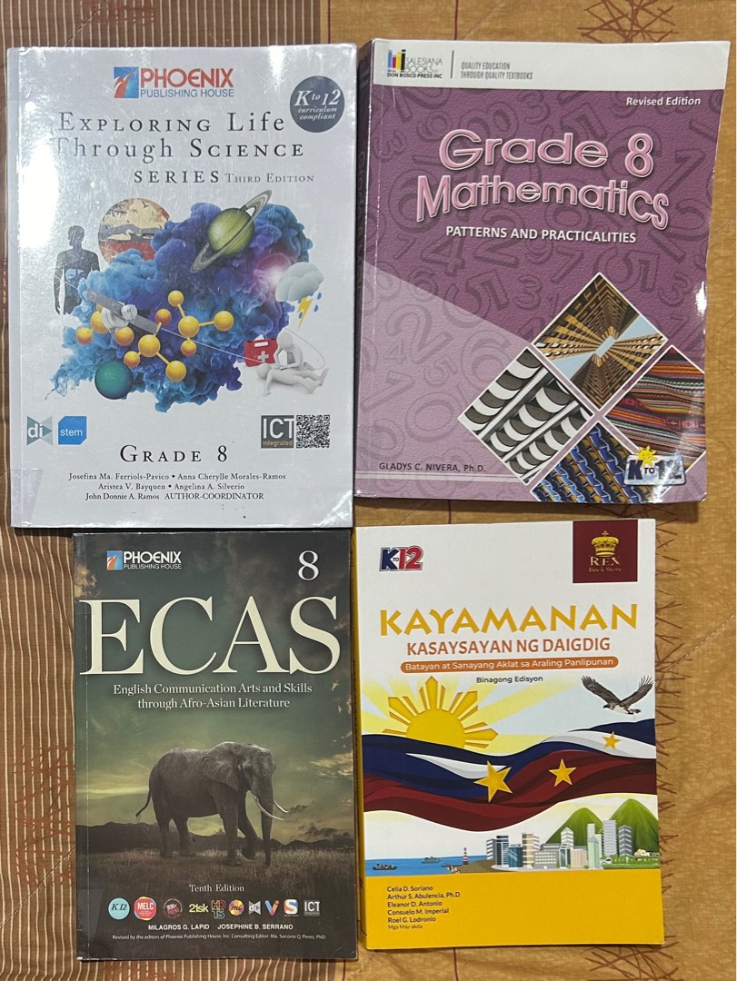 Grade 8 Books, Hobbies & Toys, Books & Magazines, Textbooks on Carousell