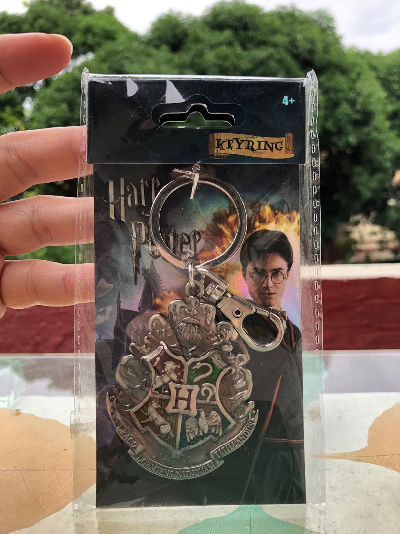Harry Potter Hogwarts keychain key ring gryffindor slytherin ravenclaw hufflepuff, Video Gaming ...
