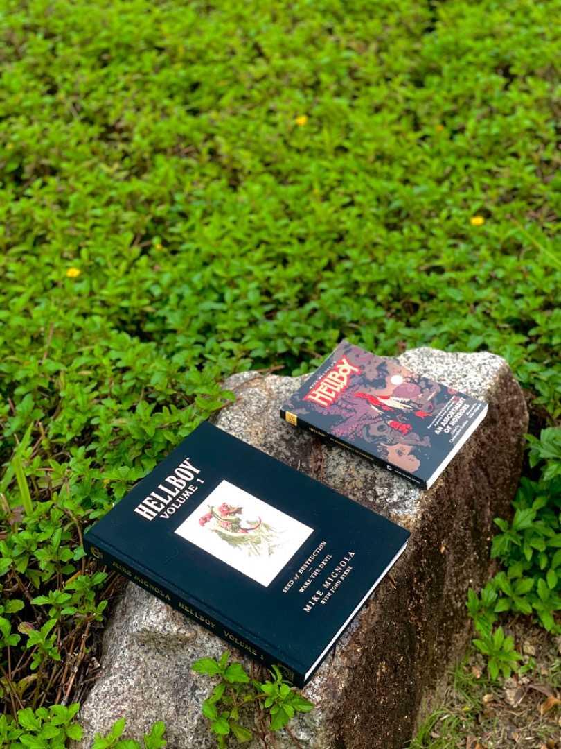 Hellboy library edition & Hellboy an assortment of horrors, Hobbies ...