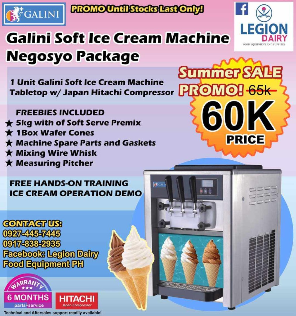 Ice Cream Machine 3 Nozzle, Commercial & Industrial, Industrial ...