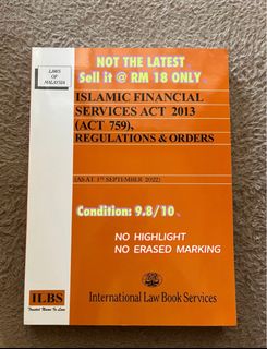 Islamic Financial Services Act 2013, Hobbies & Toys, Books & Magazines ...