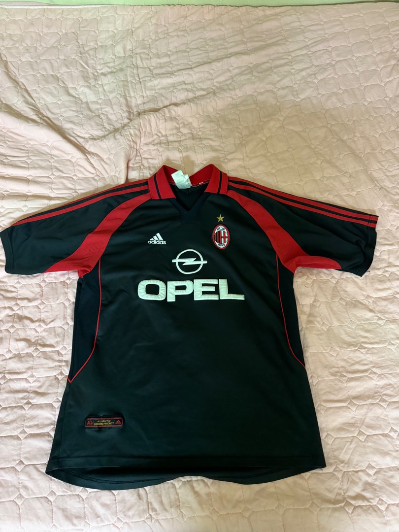 Jersey Ac milan 2000-01 third kit, Men's Fashion, Activewear on Carousell