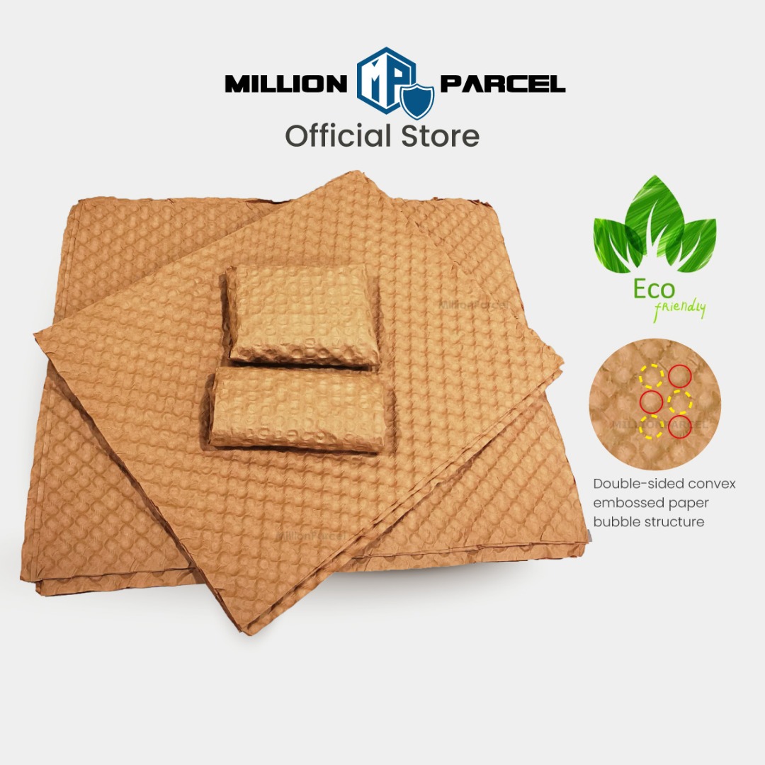 Kraft Paper Bubble Sheet | Bubble Wrap Packaging Materials | Honeycomb ...