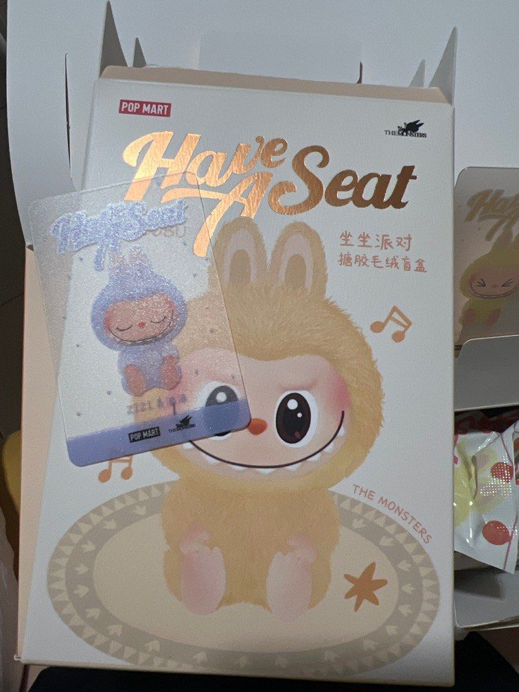 Labubu have a seat series Zizi, Hobbies & Toys, Toys & Games on Carousell