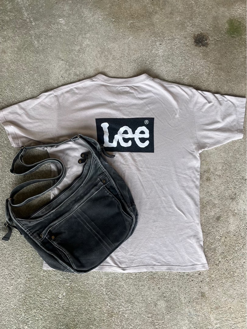 Lee denim sling messenger bag faded, Men's Fashion, Bags, Sling Bags on ...
