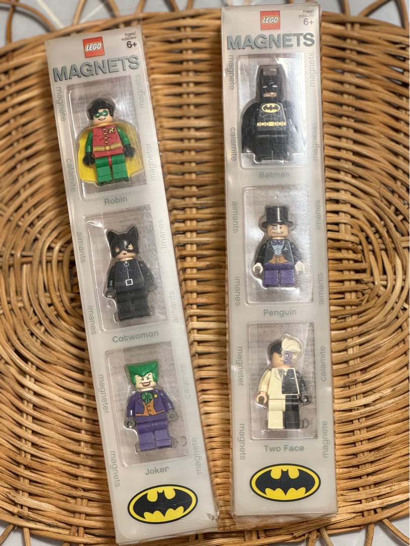 Lego 人仔 Batman magnets 2006 殘盒, 興趣及遊戲, 玩具 & 遊戲類 - Carousell