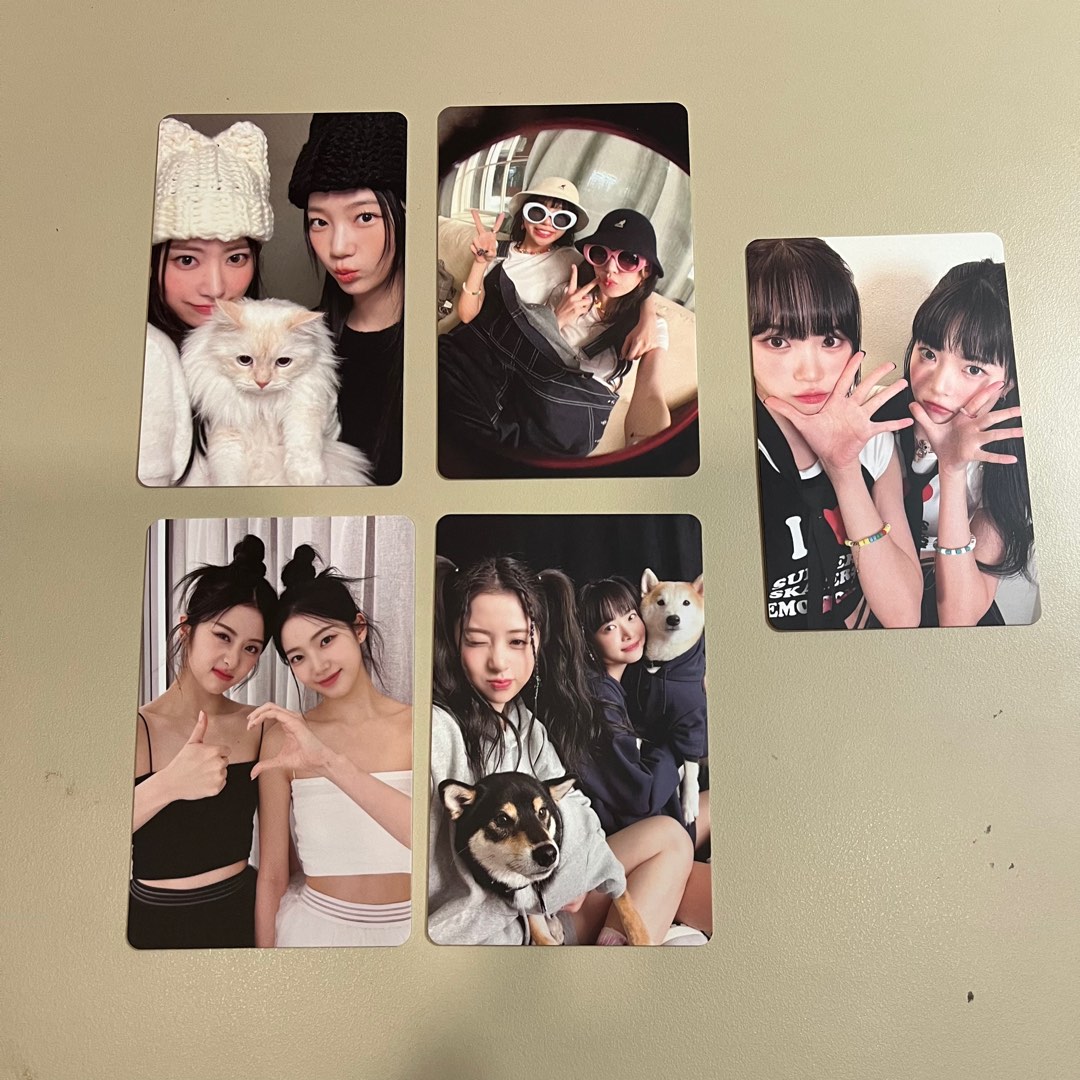 LESSERAFIM Unforgiven weverse version unit photocards: yunjin, kazuha ...