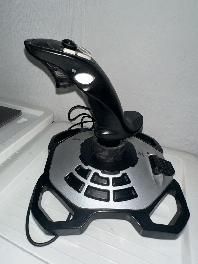 Logitech Extreme 3D Pro twist handle rudder control, Video Gaming ...