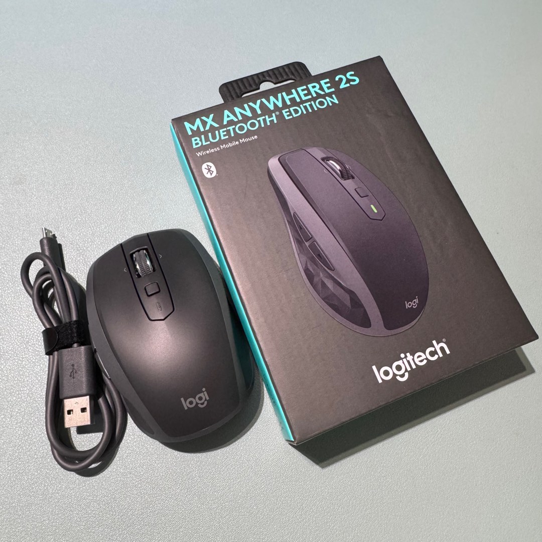 Logitech MX Anywhere 2S Bluetooth Edition Graphite Wireless Multi ...