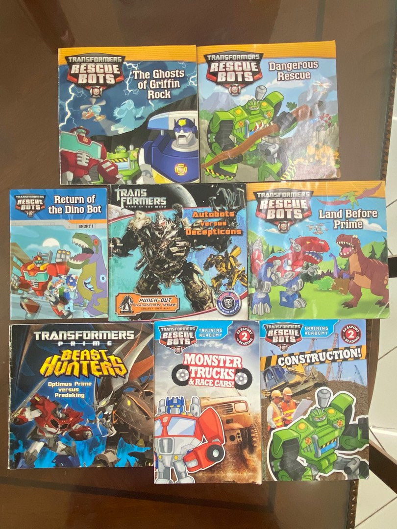 Lot of 8 Pcs Transformers Magazine Rescue Bots / Beast Hunters / Dark ...