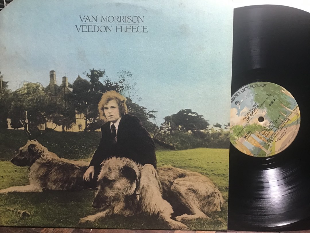 LP Van Morrison - Veedon Fleece OOP VINYL RECORD Anubis Piring Hitam ...