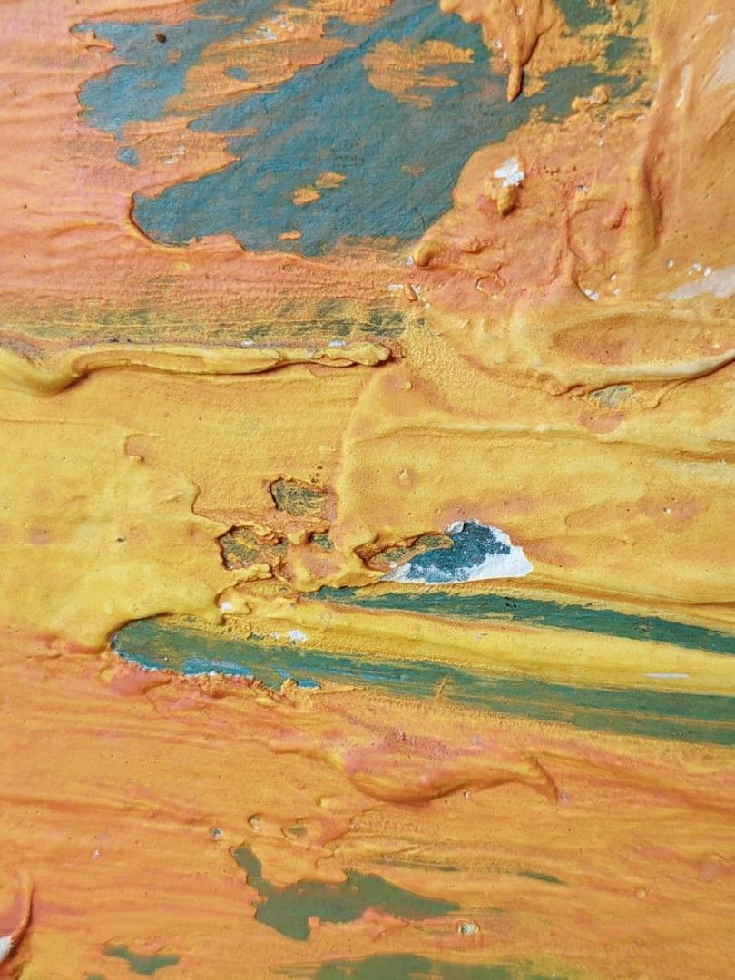 Lukisan abstrak karya umi dachlan tahun 1992, Antik, Pajangan di Carousell