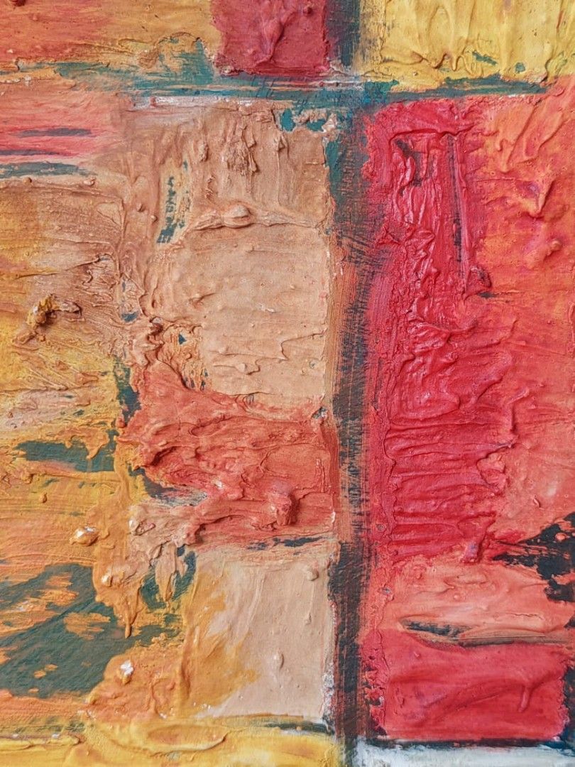 Lukisan abstrak karya umi dachlan tahun 1992, Antik, Pajangan di Carousell