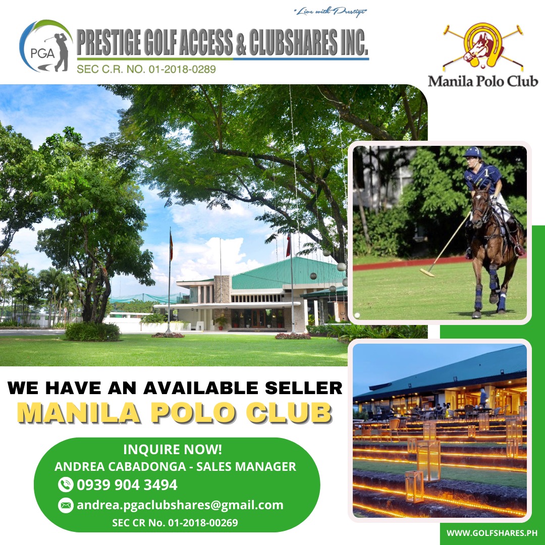 MANILA POLO - ALABANG COUNTRY CLUB, Sports Equipment, Sports & Games ...