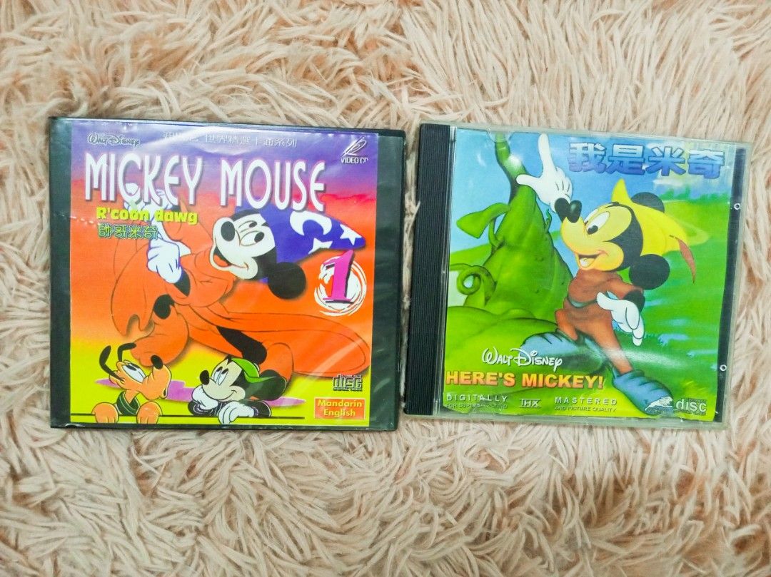 Mickey Mouse VCD, Hobbies & Toys, Music & Media, CDs & DVDs on Carousell