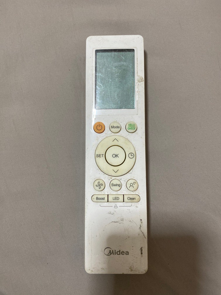 MIDEA Aircon Remote Control, TV & Home Appliances, Portable Air ...