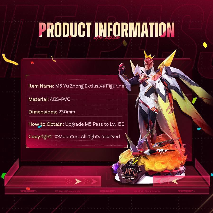 MLBB M5 Yu Zhong Exclusive Figurine, Hobbies & Toys, Toys & Games on ...