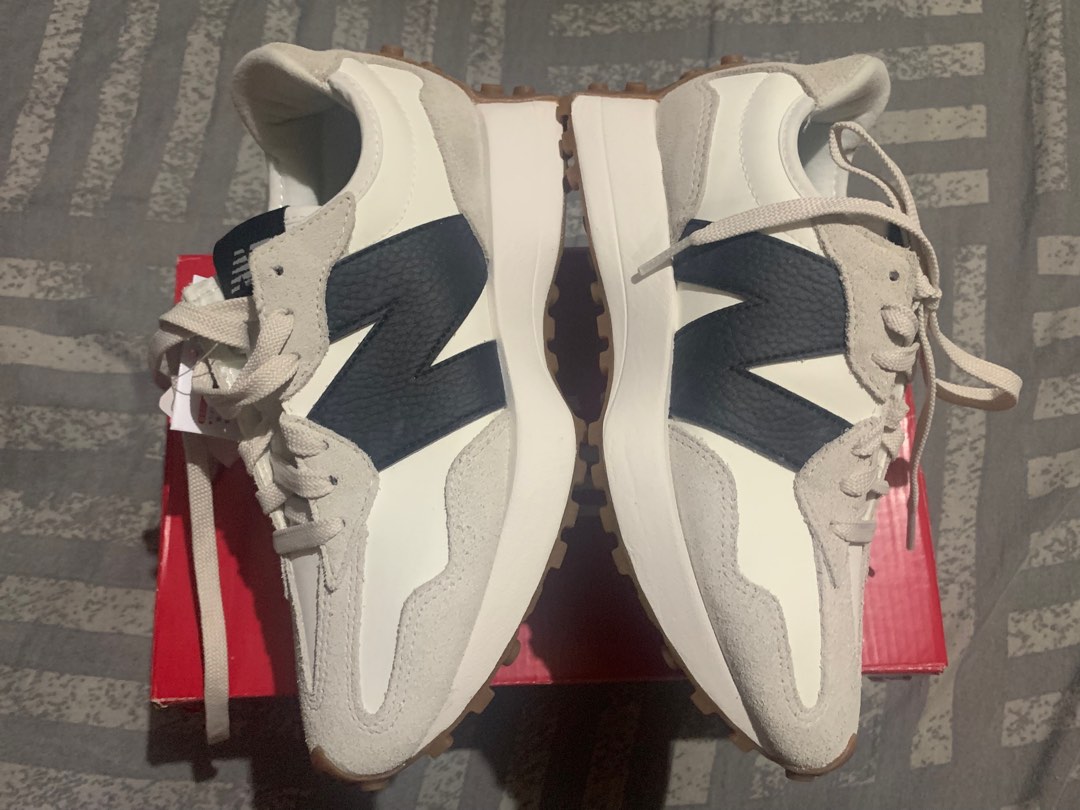 NB 327 Moonbeam Black Gum, Women's Fashion, Footwear, Sneakers on Carousell