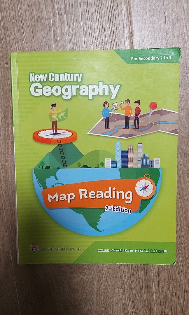 New Century Geography Map Reading 2nd edition, 興趣及遊戲, 書本 & 文具, 教科書 - Carousell