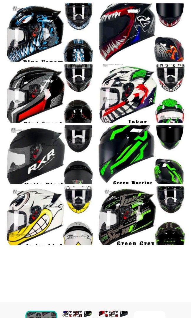(New) Helmet motor Fullface, Auto Accessories on Carousell