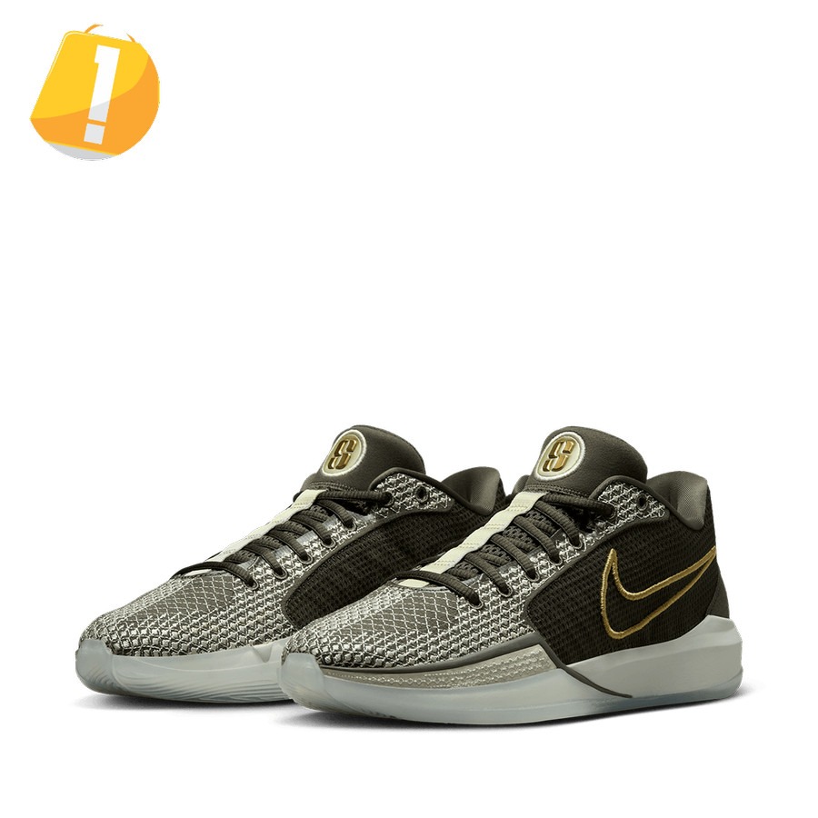 NIKE SABRINA 1 EP DEDICATION CARGO KHAKI OLIVE AURA GOLD BASKETBALL ...