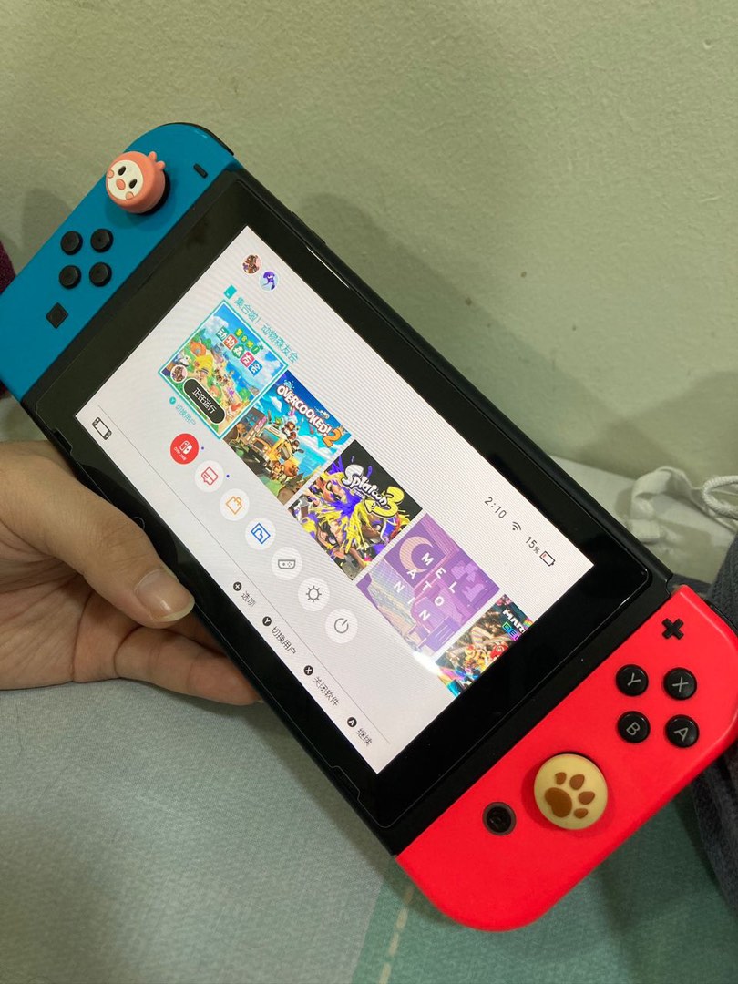 Nintendo Switch Full Set condition cantik, Video Gaming, Video Game ...