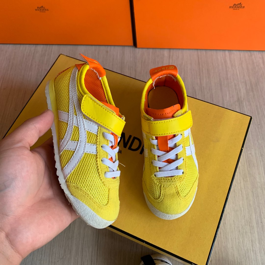 Onitsuka Tiger Toddler Yellow Mexico 66 size 27 (17cm), Bayi & Anak ...