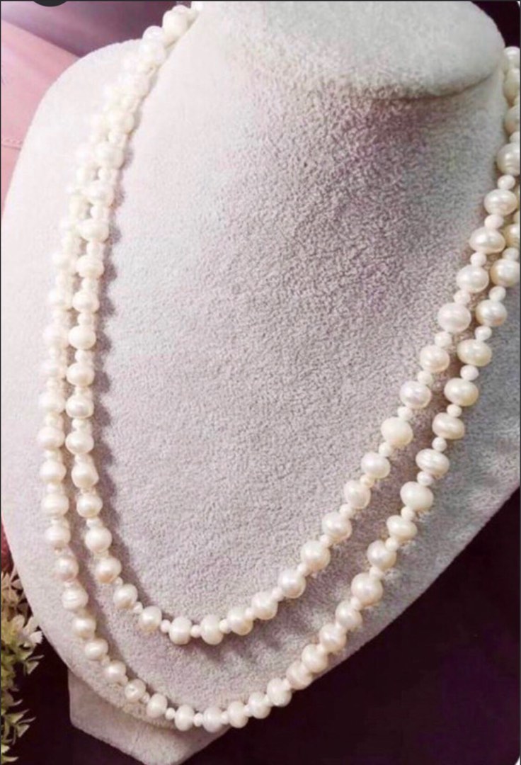 Pearl Necklaces, Women's Fashion, Jewelry & Organisers, Necklaces on ...