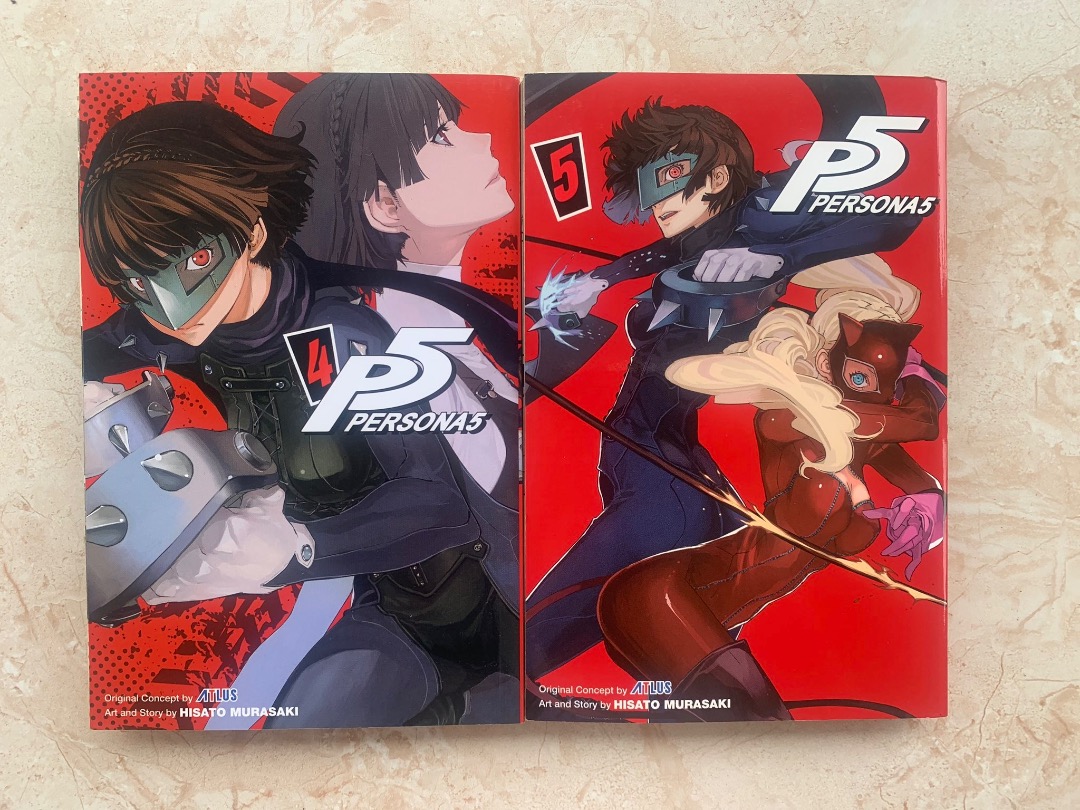 Persona 5 Manga (Volumes 4 & 5), Hobbies & Toys, Books & Magazines ...