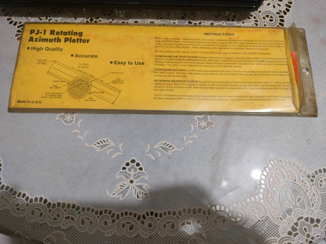 PJ-1 rotating Azimuth plotter jeppesen sanderson, Aksesoris Mobil di Carousell