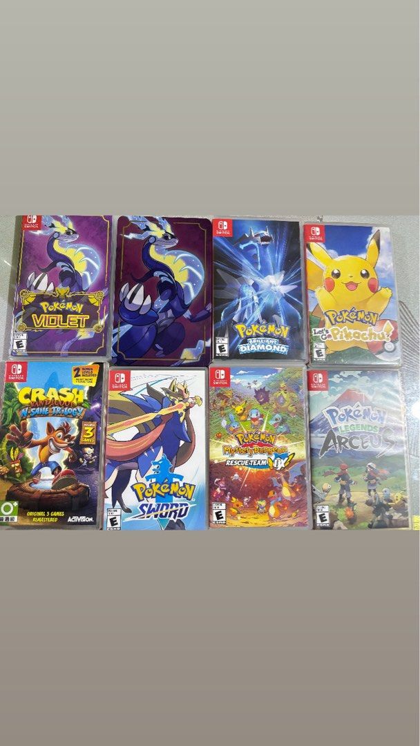 POKEMON SWITCH GAME, Video Gaming, Video Games, Nintendo on Carousell
