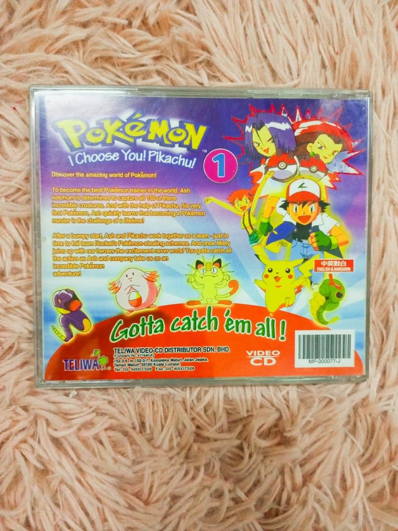 Pokemon VCD, Hobbies & Toys, Music & Media, CDs & DVDs on Carousell