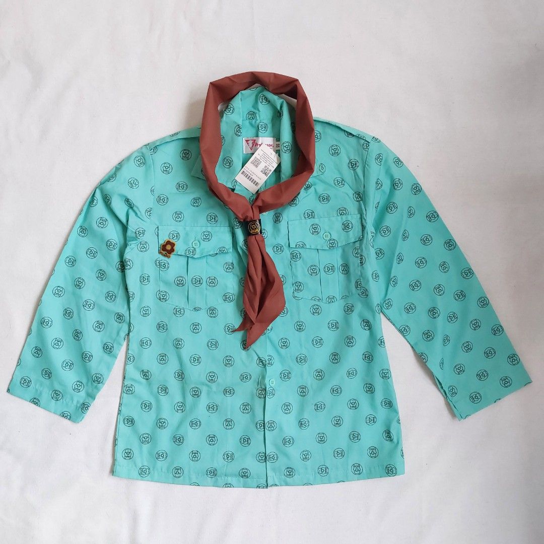 Professor Pandu Puteri/Tunas Puteri Uniform with Scarf and Pin, Women's ...