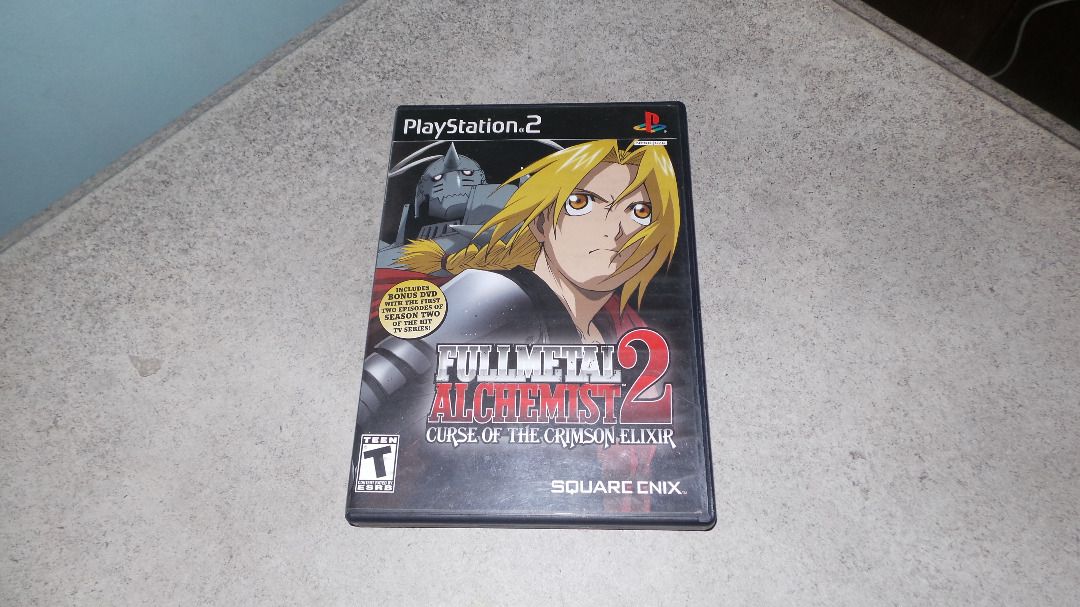 PS2 Fullmetal Alchemist 2 Curse of the Crimson Elixiir, Video Gaming ...