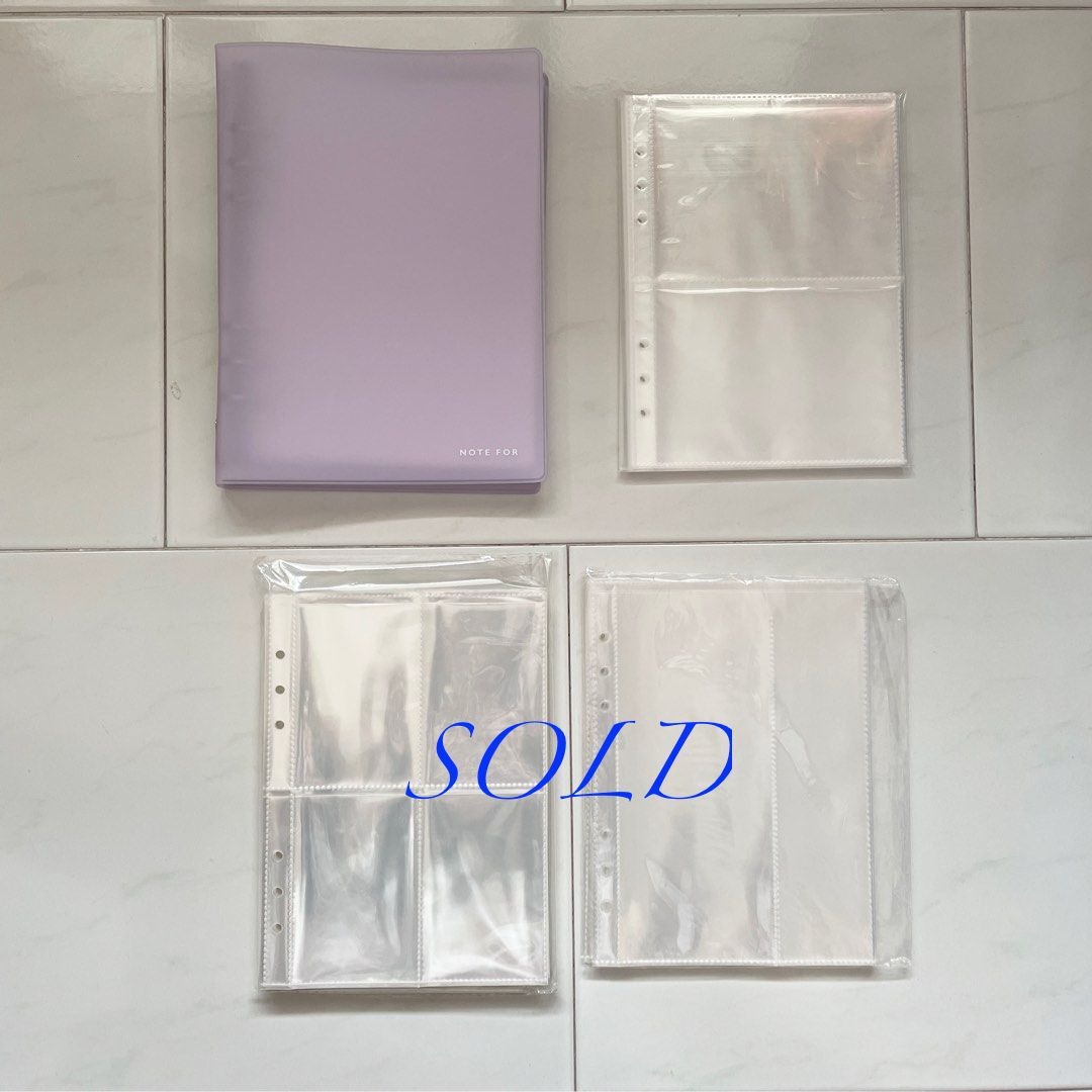 Purple A5 Card Holder and Sleeves for Popmart Cards, Pokemon Cards ...