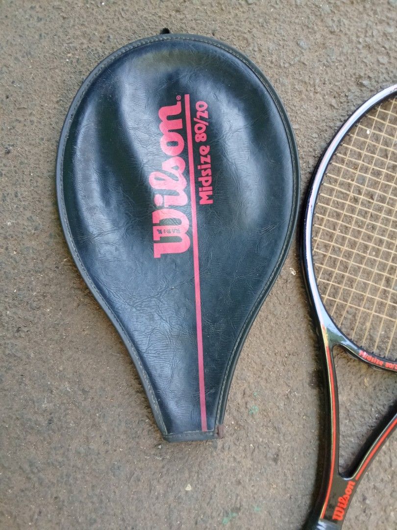 Raket Tennis Wilson Midsize 80/20, Olah Raga, Perlengkapan Olahraga ...