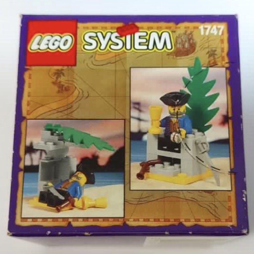 Rare Lego 1747 SYSTEM Treasure Surprise Pirate 系列 已絕版 (1996 年出產), 興趣及遊戲 ...