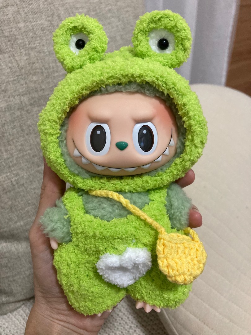 Ready Baju Labubu Frog, Toys & Collectibles, Mainan di Carousell
