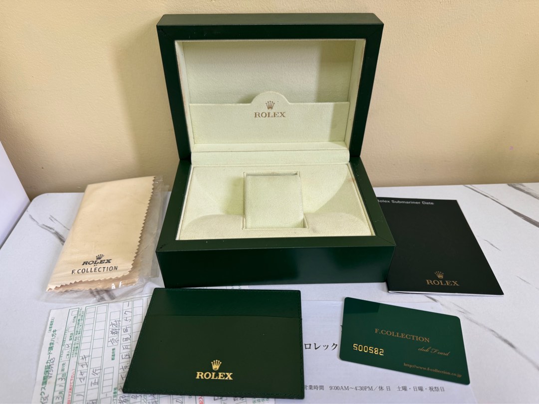 Rolex box set, Luxury, Watches on Carousell