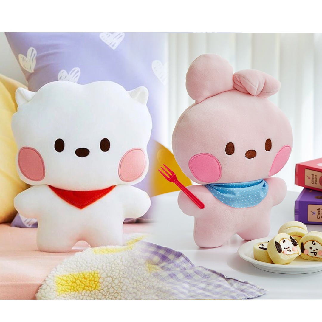 SALE BT21 Minini Flat Cushion ( bts rj cooky jin jungkook plush doll ...