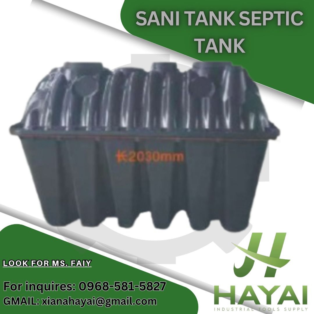 SANI TANK SEPTIC TANK, Commercial & Industrial, Construction Tools ...