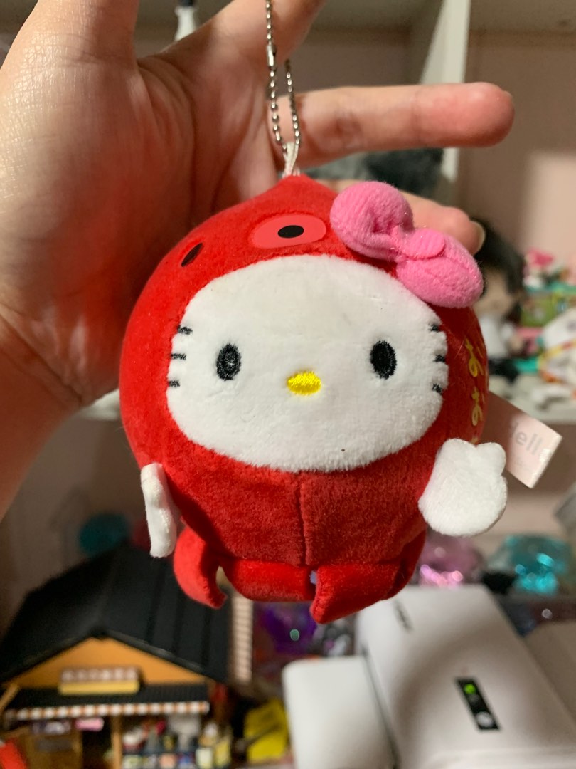 Sanrio: Hello Kitty Charm Plush Octopus, Hobbies & Toys, Toys & Games ...