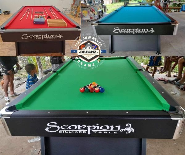 SCORPION STANDARD SIZE BILLIARD TABLE FOR SALE, Hobbies & Toys, Toys ...