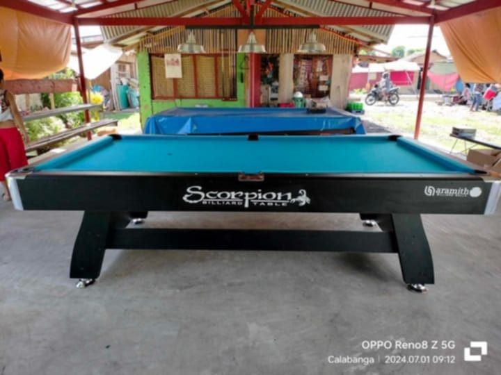 SCORPION STANDARD SIZE BILLIARD TABLE FOR SALE, Hobbies & Toys, Toys ...