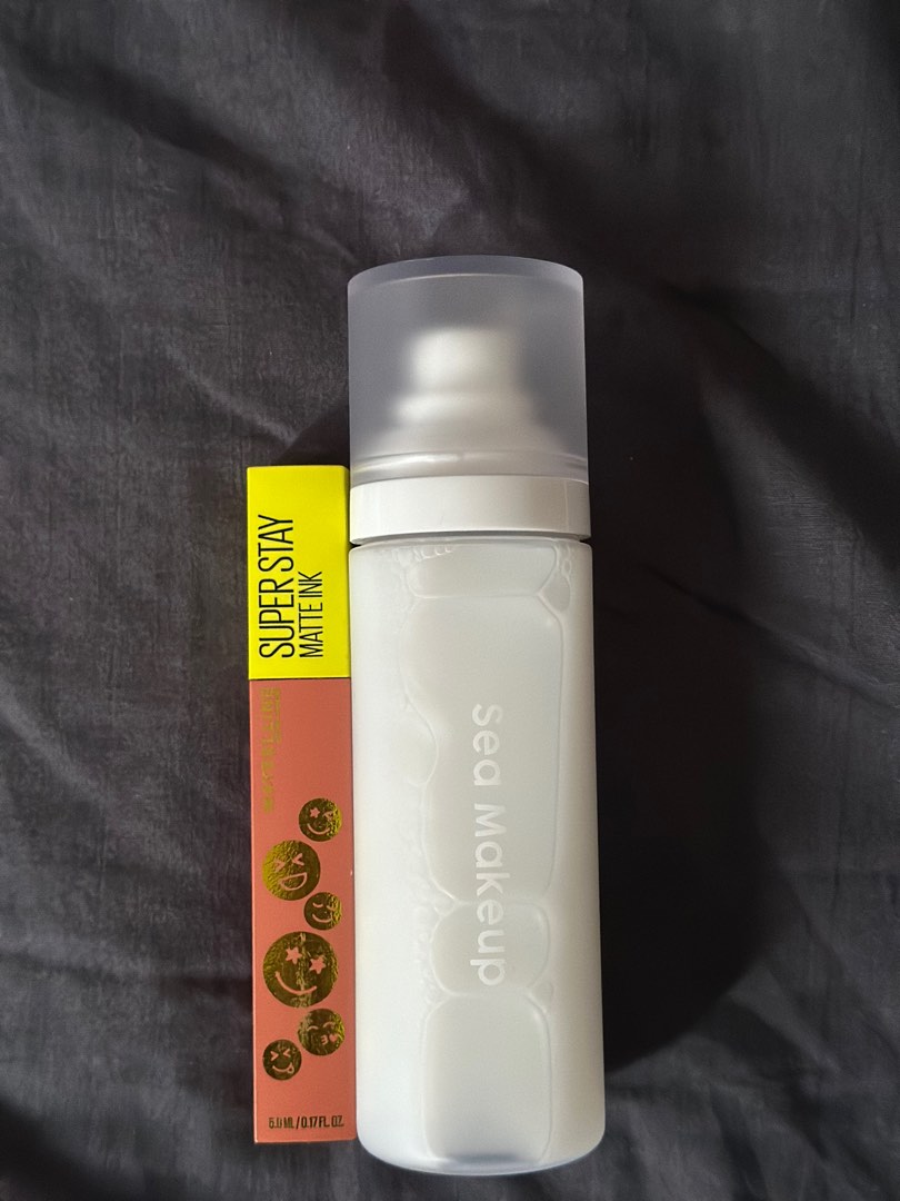 SEA MAKEUP SETTING SPRAY AND MAYBELLINE LIMITED EDITION LIPMATTE ...