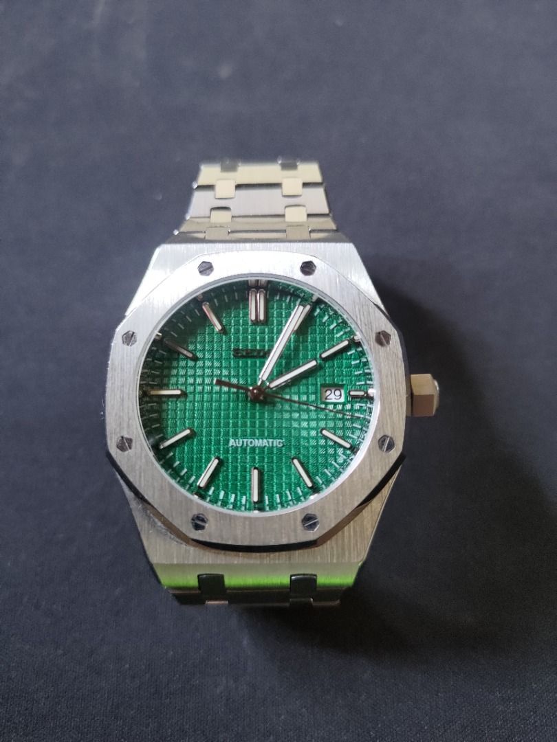 SEIKO AP MOD AUDEMARS PIGUET ROYAL OAK MOD AUTOMATIC WATCH, Men's ...