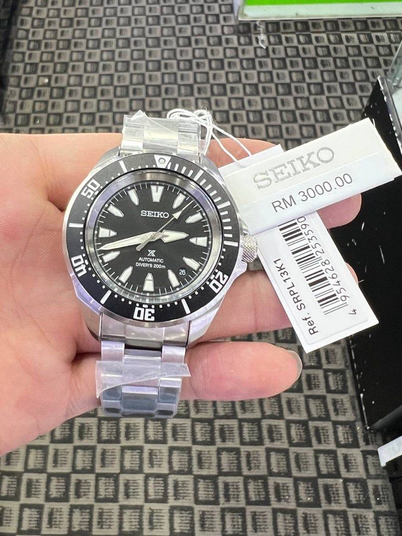 SEIKO PROSPEX AUTOMATIC SAMURAI AUTOMATIC DIVERS 200M SRPL13K1 SRPL11K1 ...